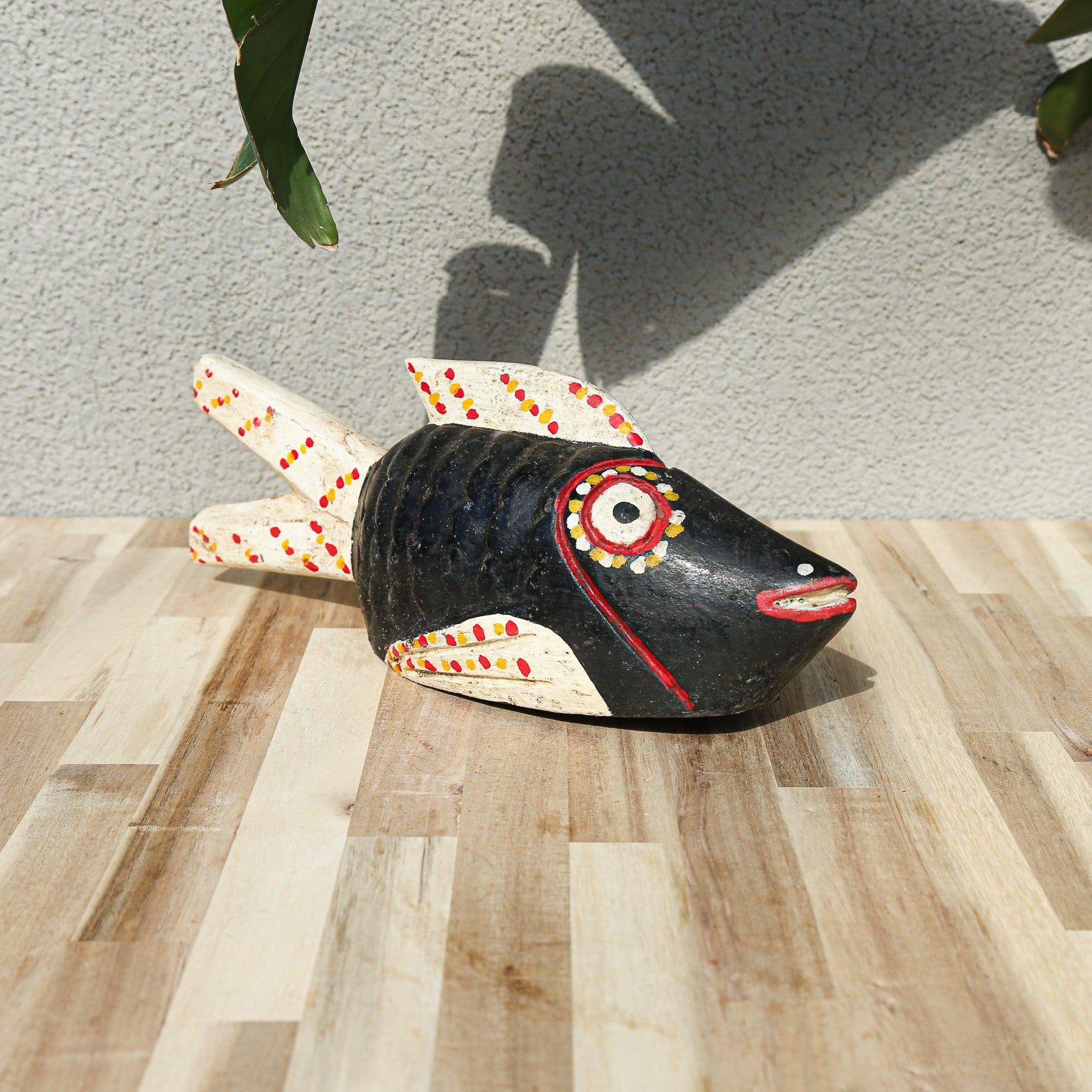 Handcrafted Bozo Fish Puppet Collection | Unique Cultural Home Decor