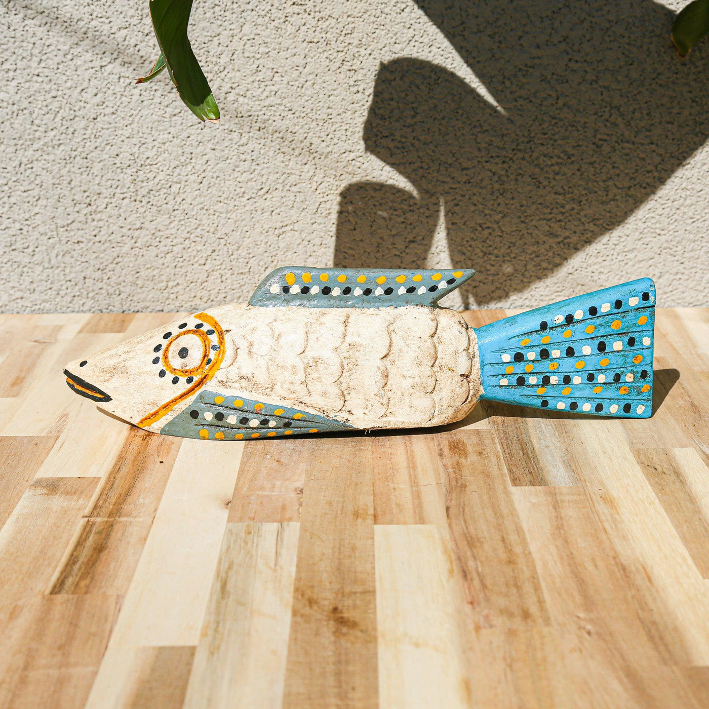 Handcrafted Bozo Fish Puppet Collection | Unique Cultural Home Decor