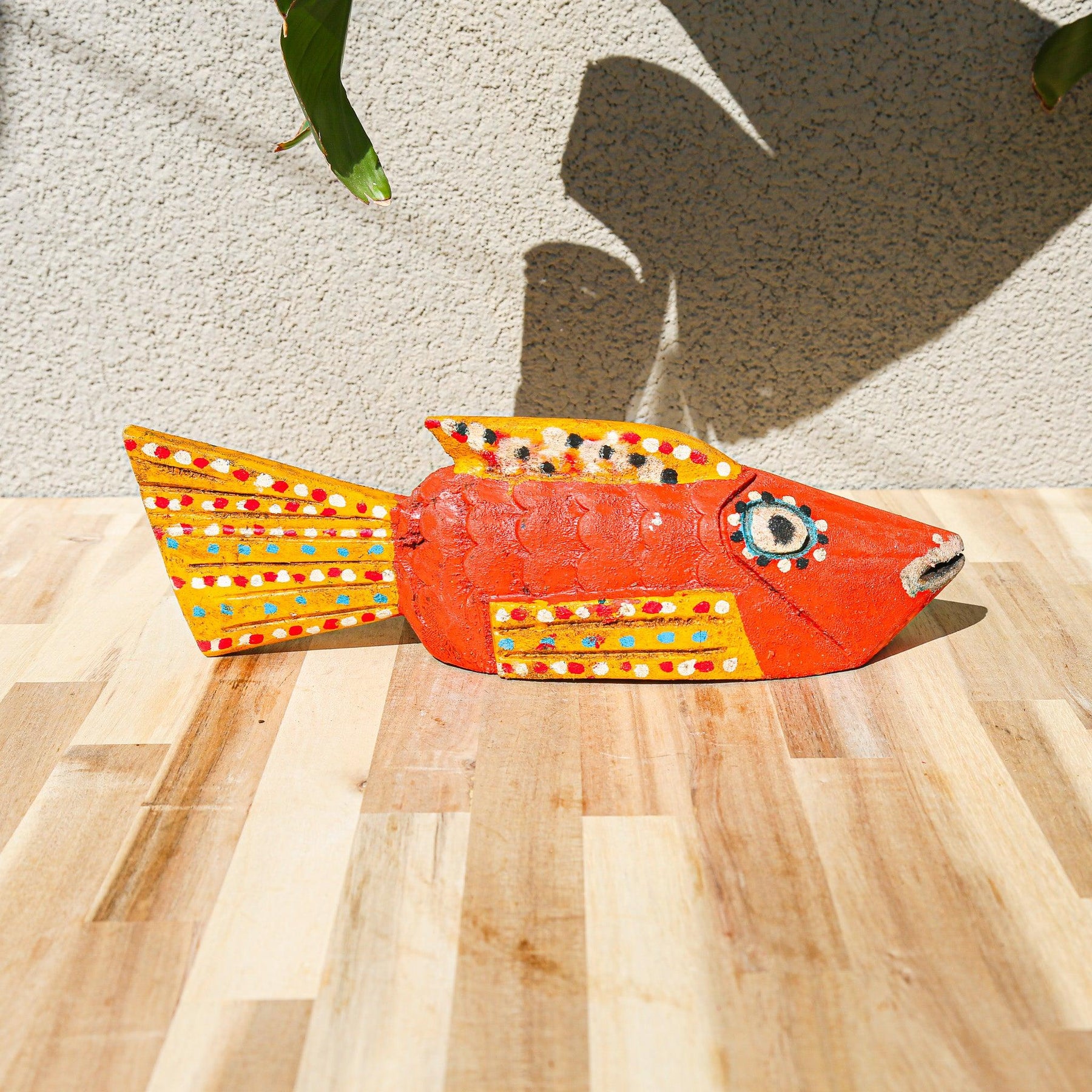 Handcrafted Bozo Fish Puppet Collection | Unique Cultural Home Decor