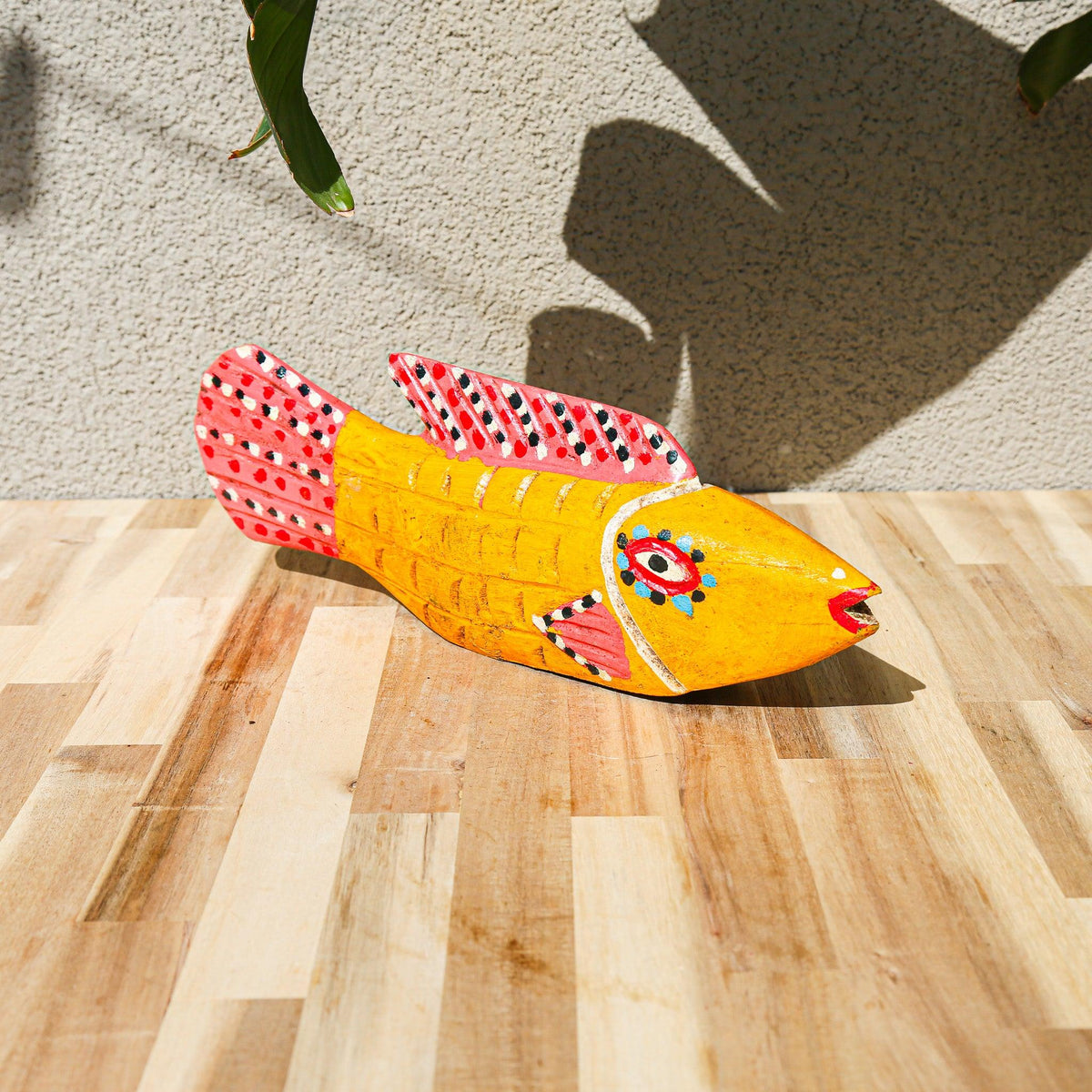 Handcrafted Bozo Fish Puppet Collection | Unique Cultural Home Decor
