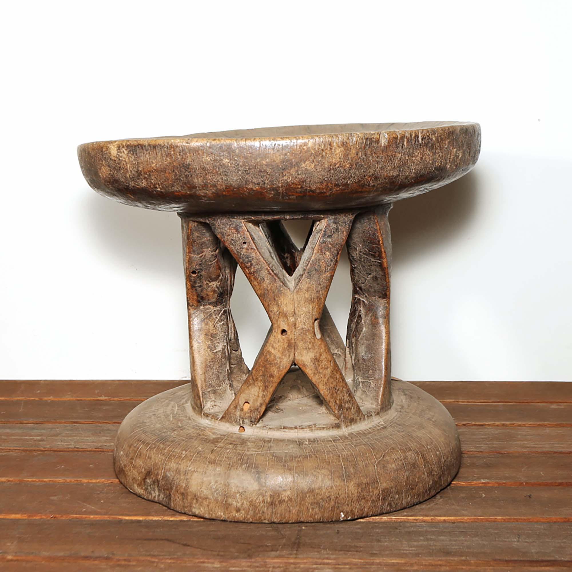 Antique Tonga Stool, Zimbabwe