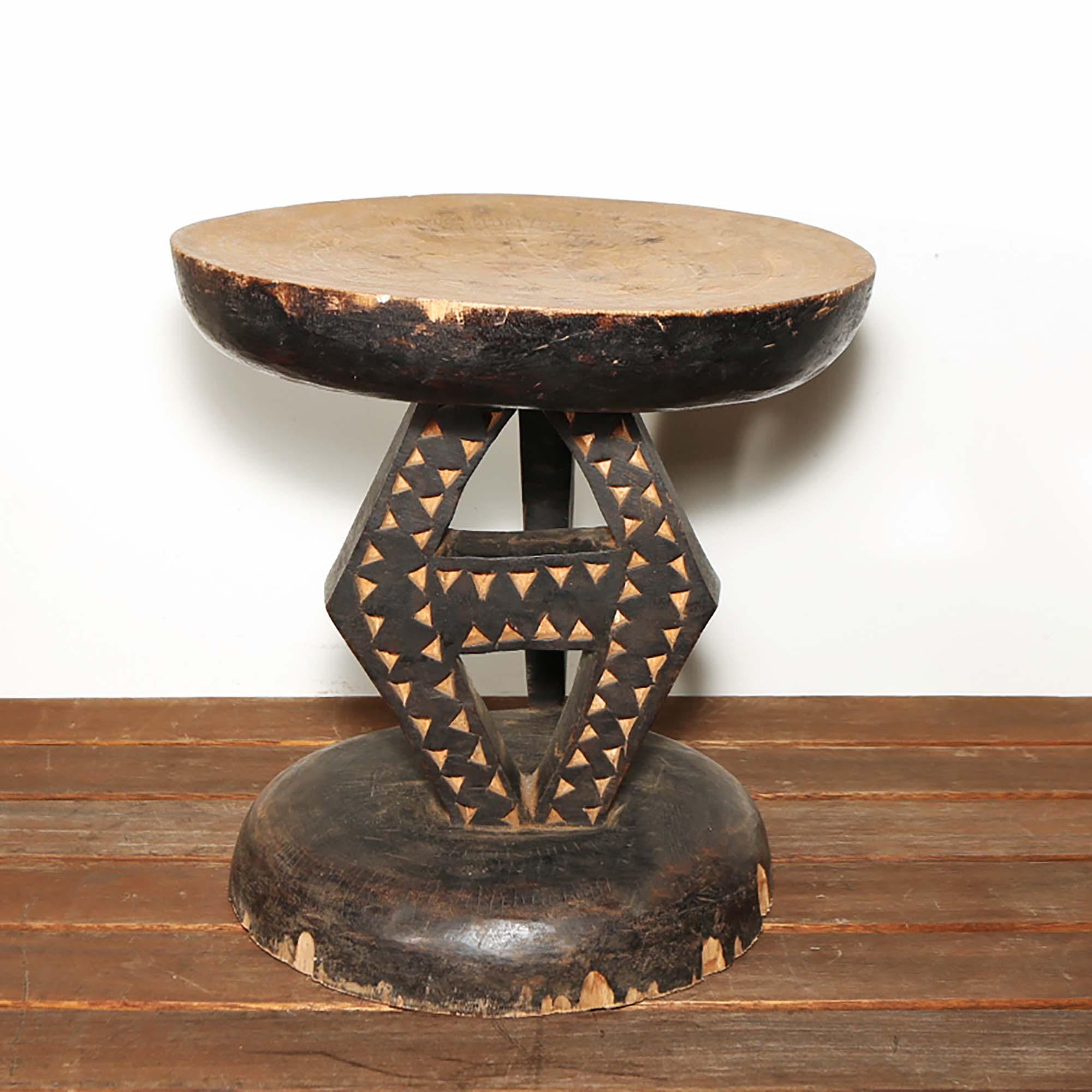 Antique Tonga Stool, Zimbabwe