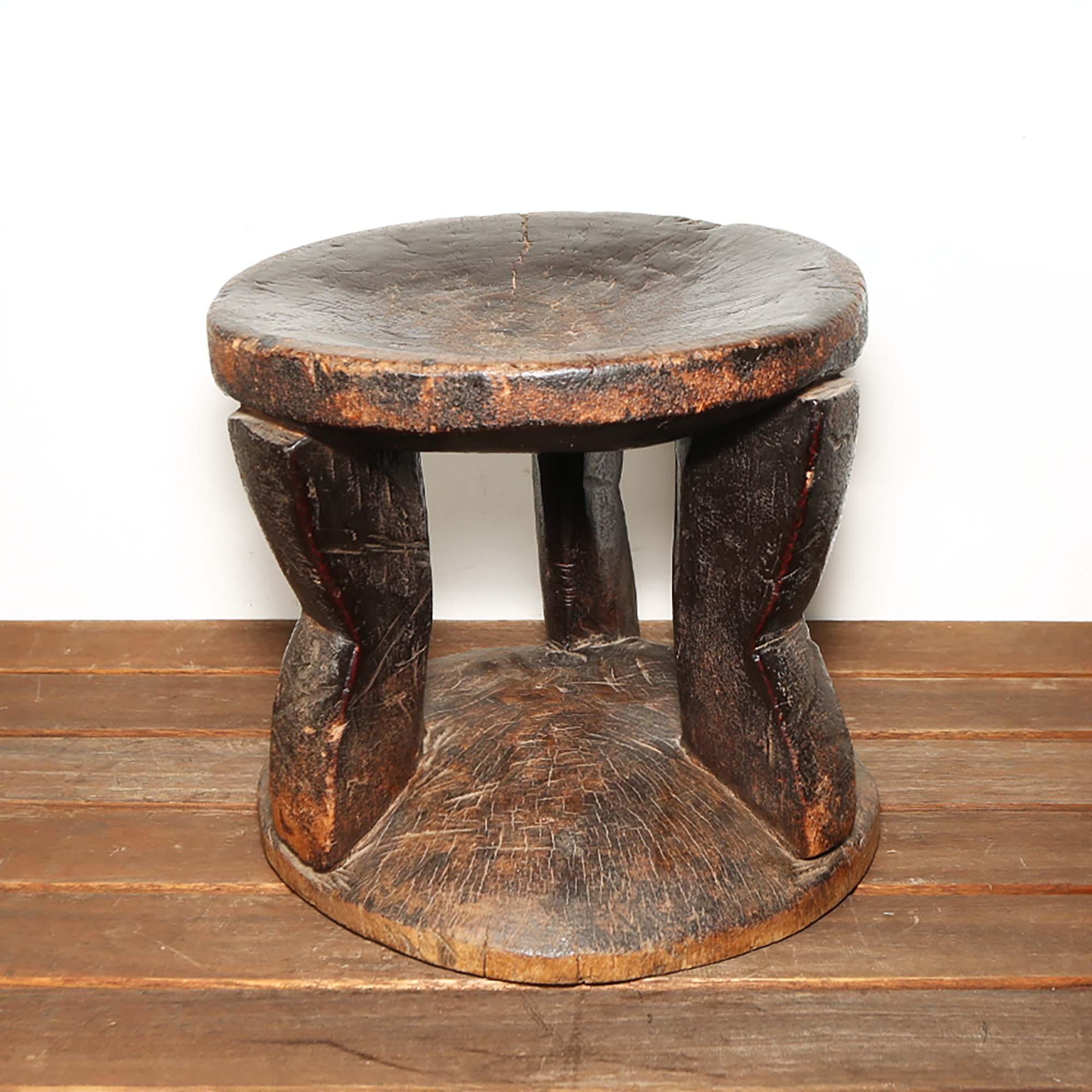 Antique Tonga Stool, Zimbabwe
