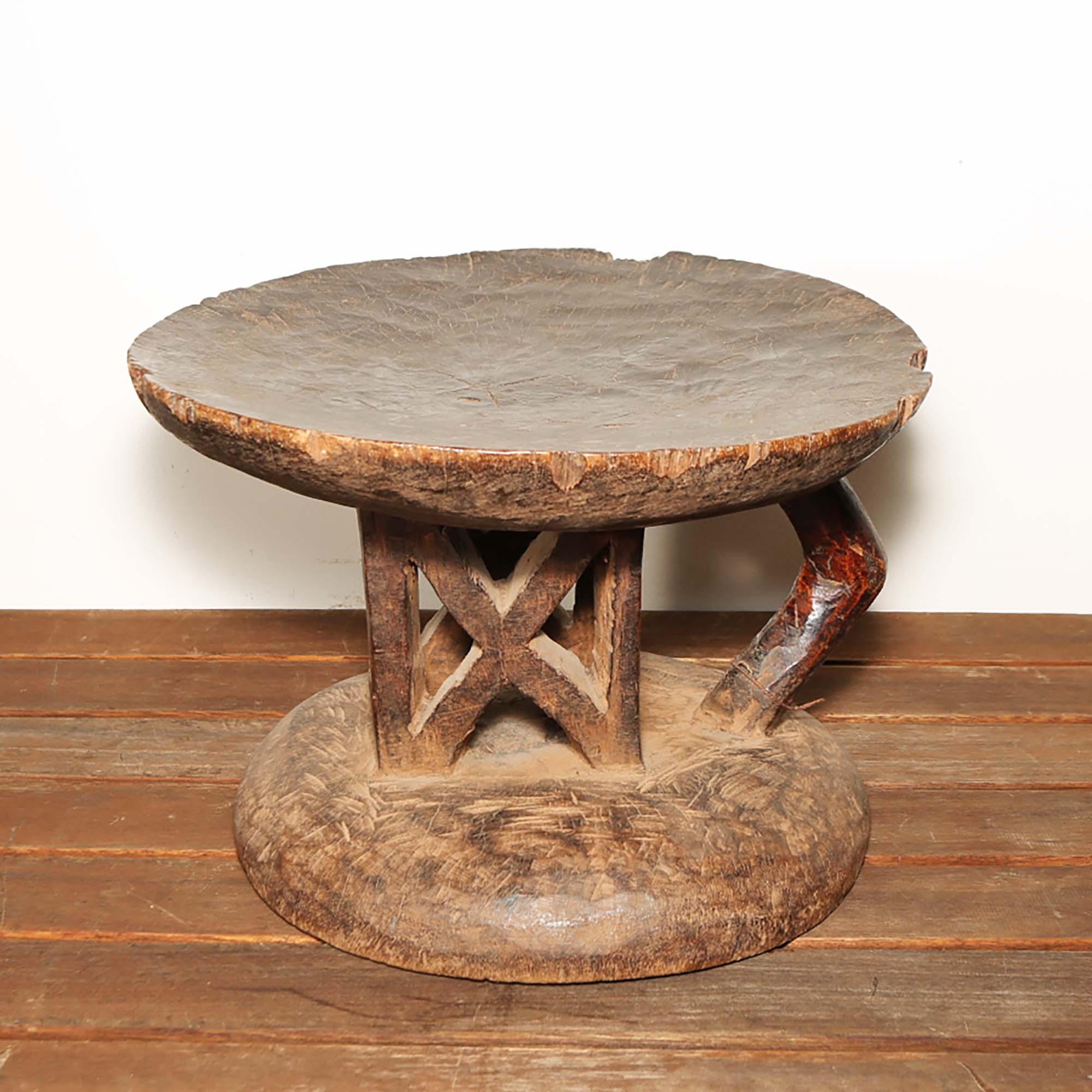 Antique Tonga Stool, Zimbabwe
