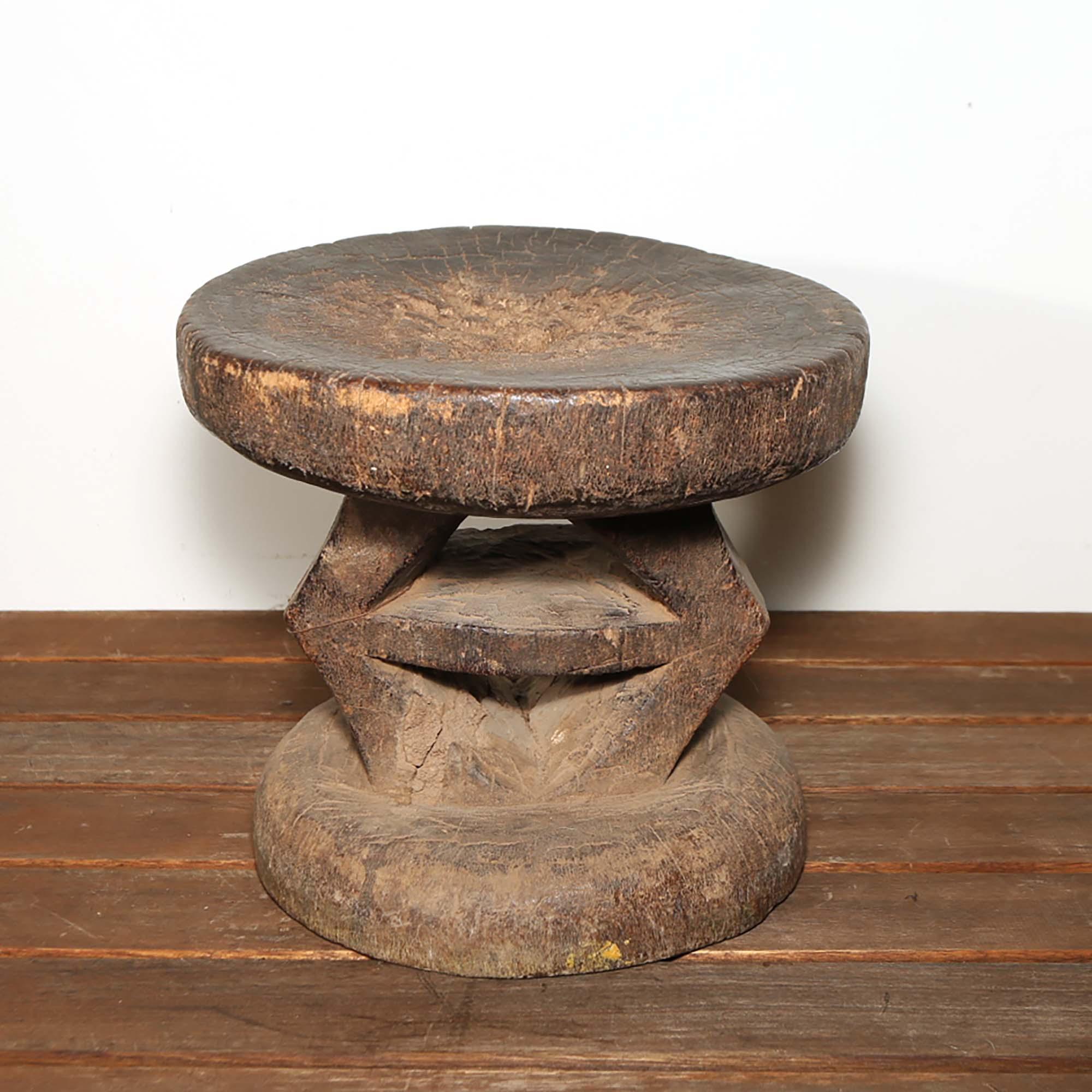 Antique Tonga Stool, Zimbabwe