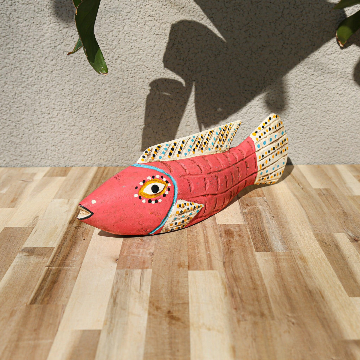 Handcrafted Bozo Fish Puppet Collection | Unique Cultural Home Decor