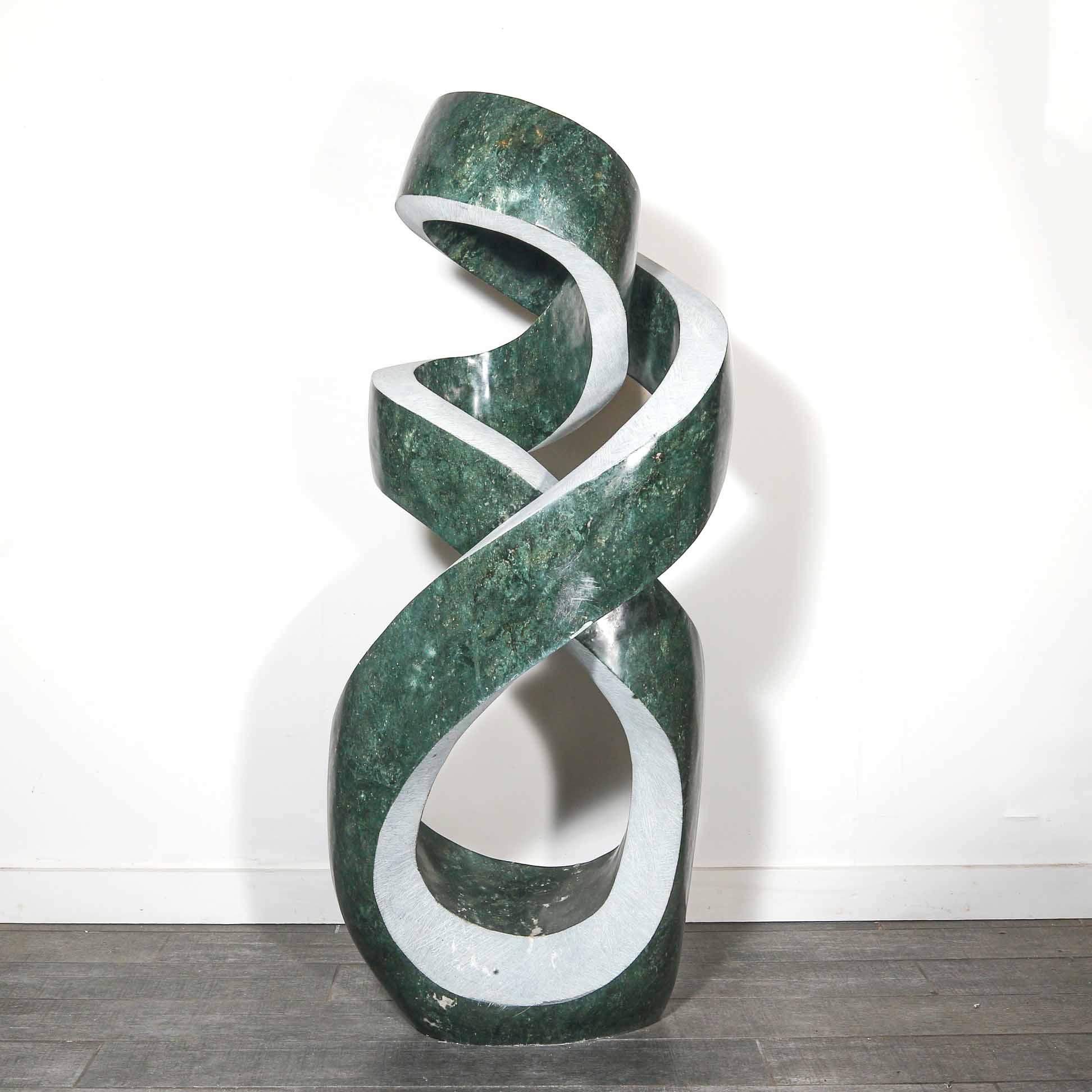 Large African Sculpture | Green Stone | Hemingway Gallery