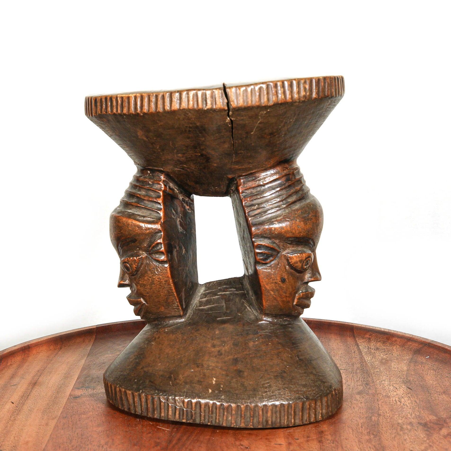 Antique Pende Stool, D.R. Congo