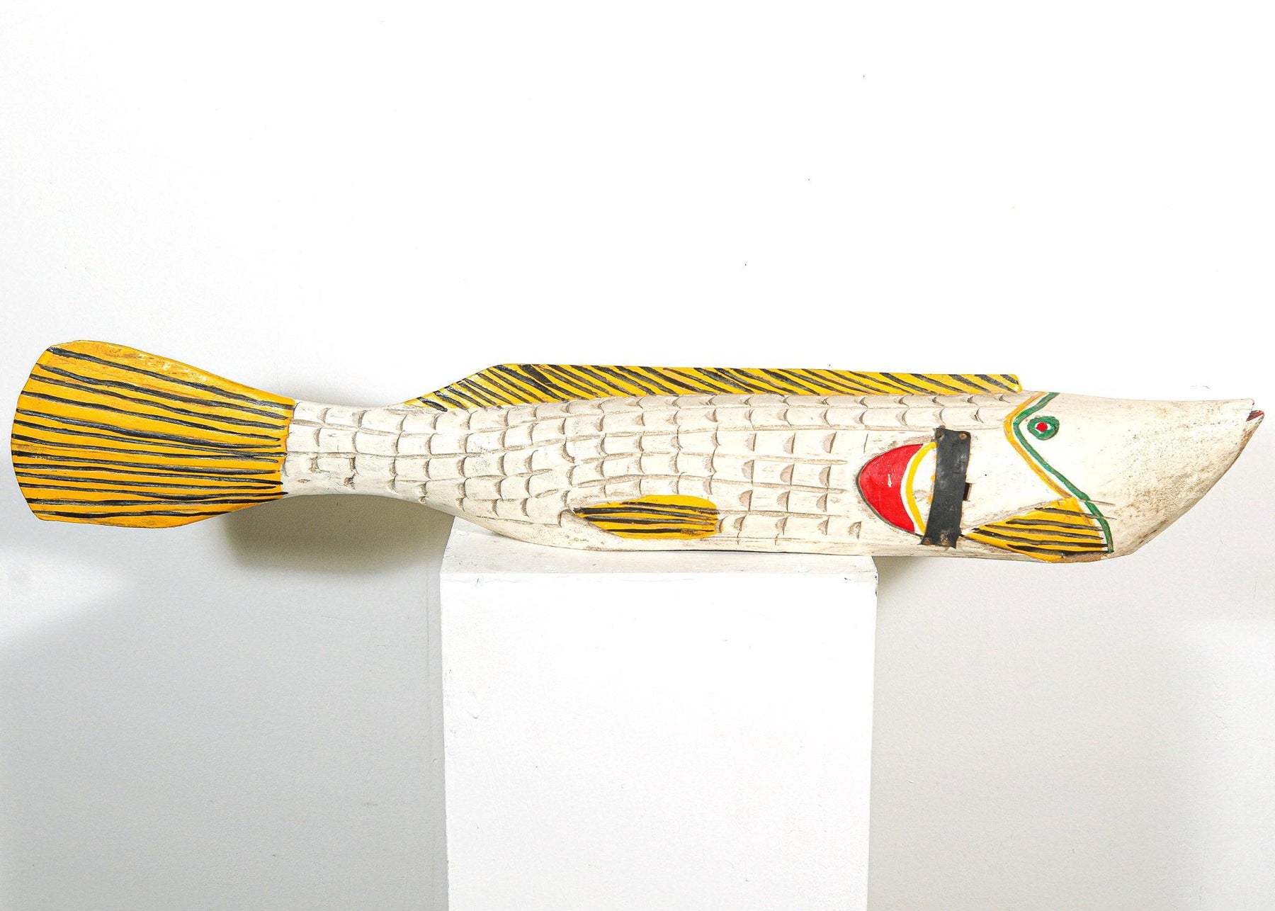 Handcrafted Bozo Fish Puppet Collection | Unique Cultural Home Decor
