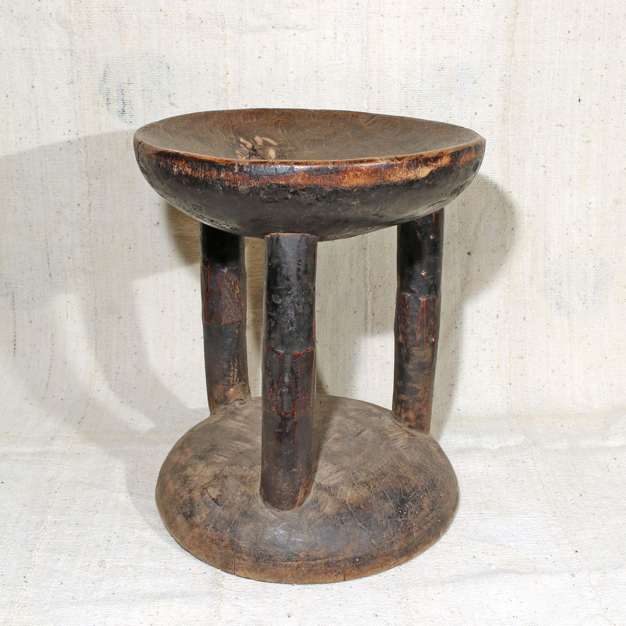 Antique Tonga Stool, Zimbabwe