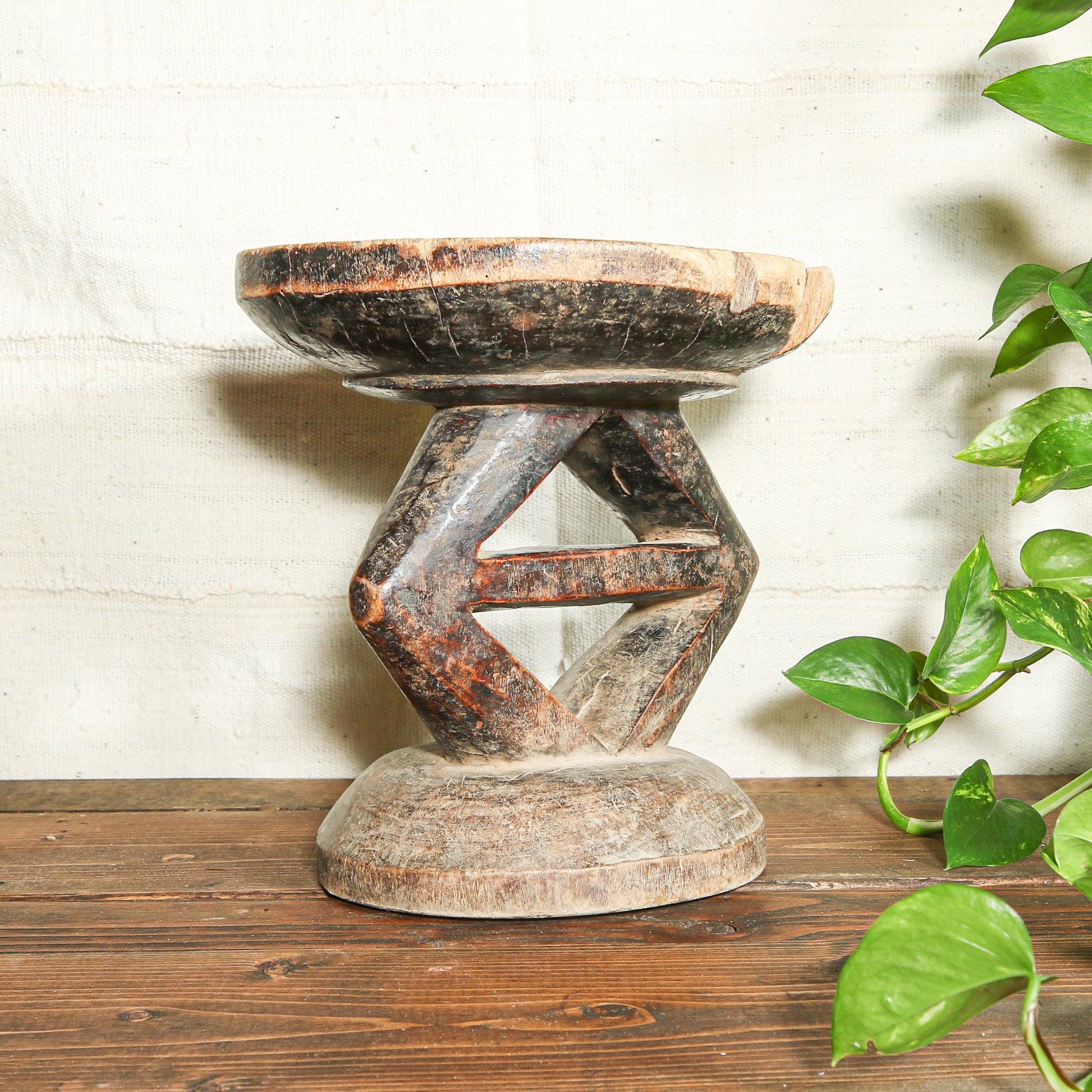 Antique Tonga Stool, Zimbabwe