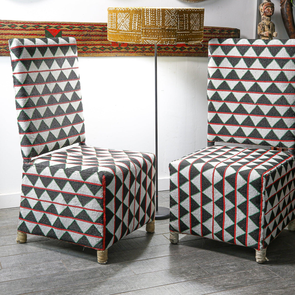 Beaded Chair. Yoruba, Nigeria