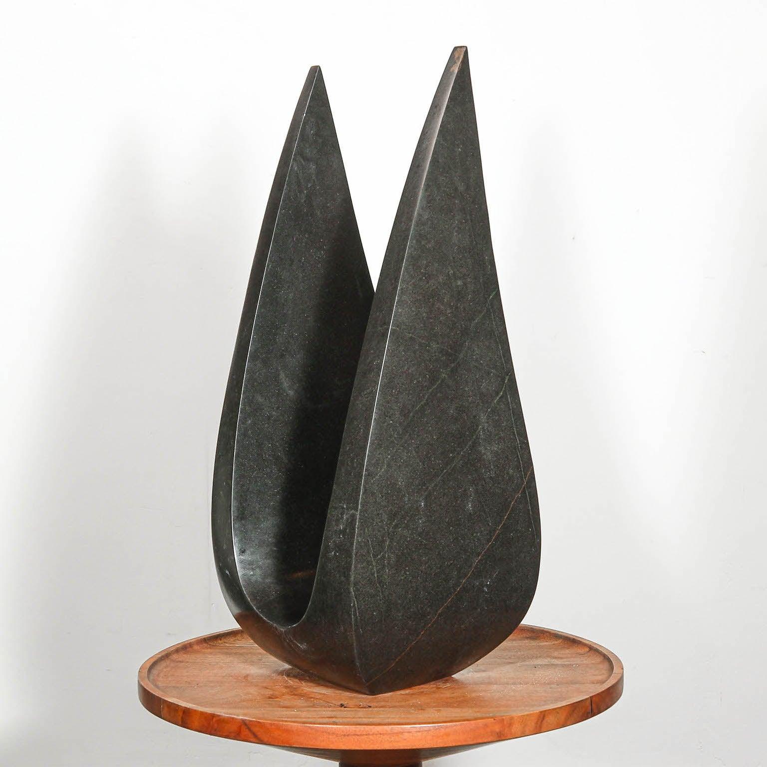 "Soaring Secret" Sculpture by Nesbert Mukomberanwa